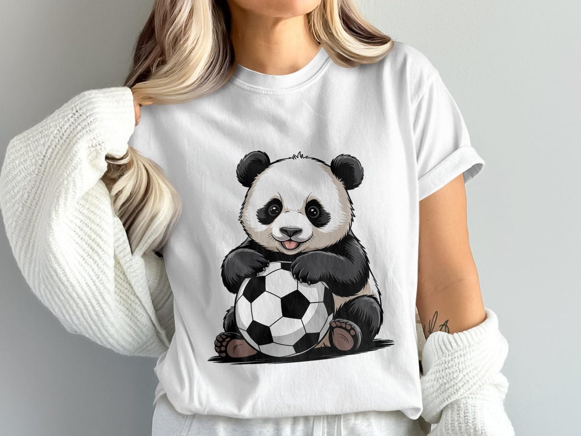 Panda Soccer PNG, Cute Panda Clipart, Sports Panda Bear, Football Png ...