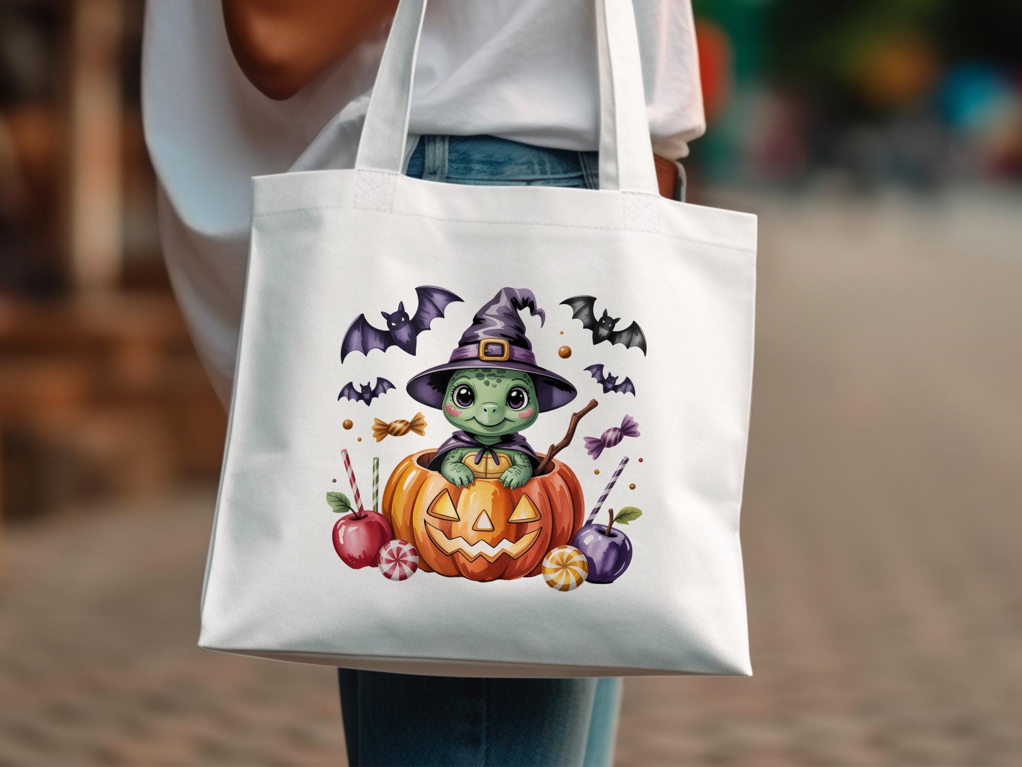 Turtle Witch Clipart, Cute Animal Clipart, Halloween Clipart, Pumpkin ...