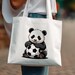 Panda Soccer PNG, Cute Panda Clipart, Sports Panda Bear, Football Png ...