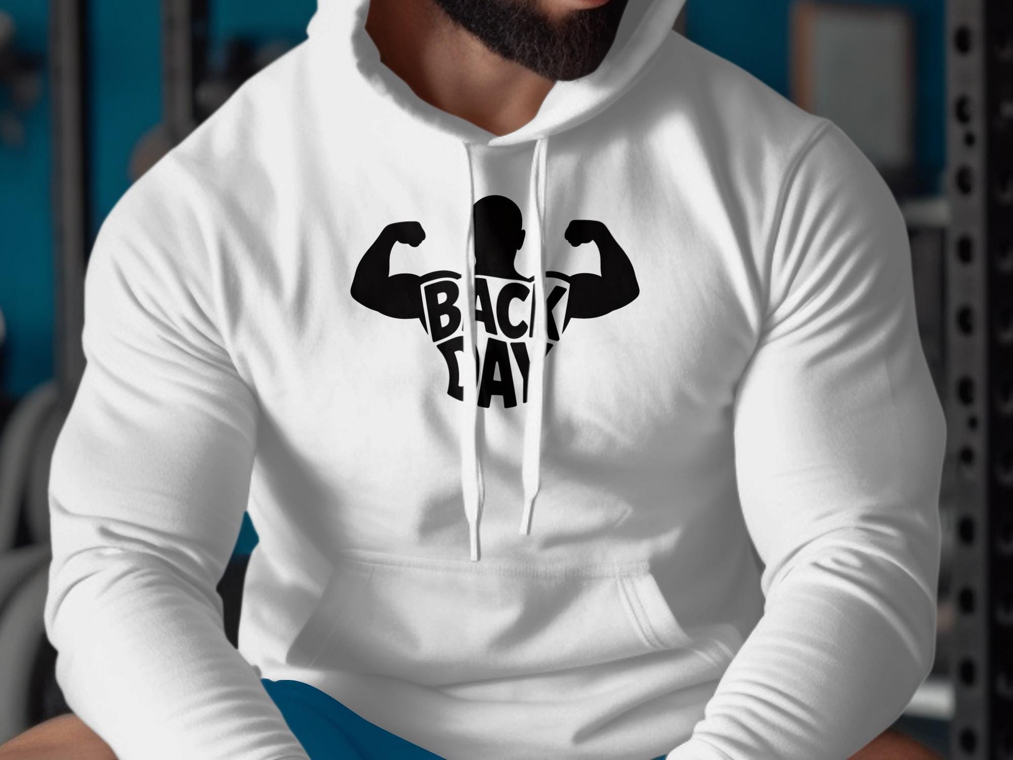 Back Day PNG, Gym Clipart, Silhouette Png, Bodybuilder Png, Fitness Png ...