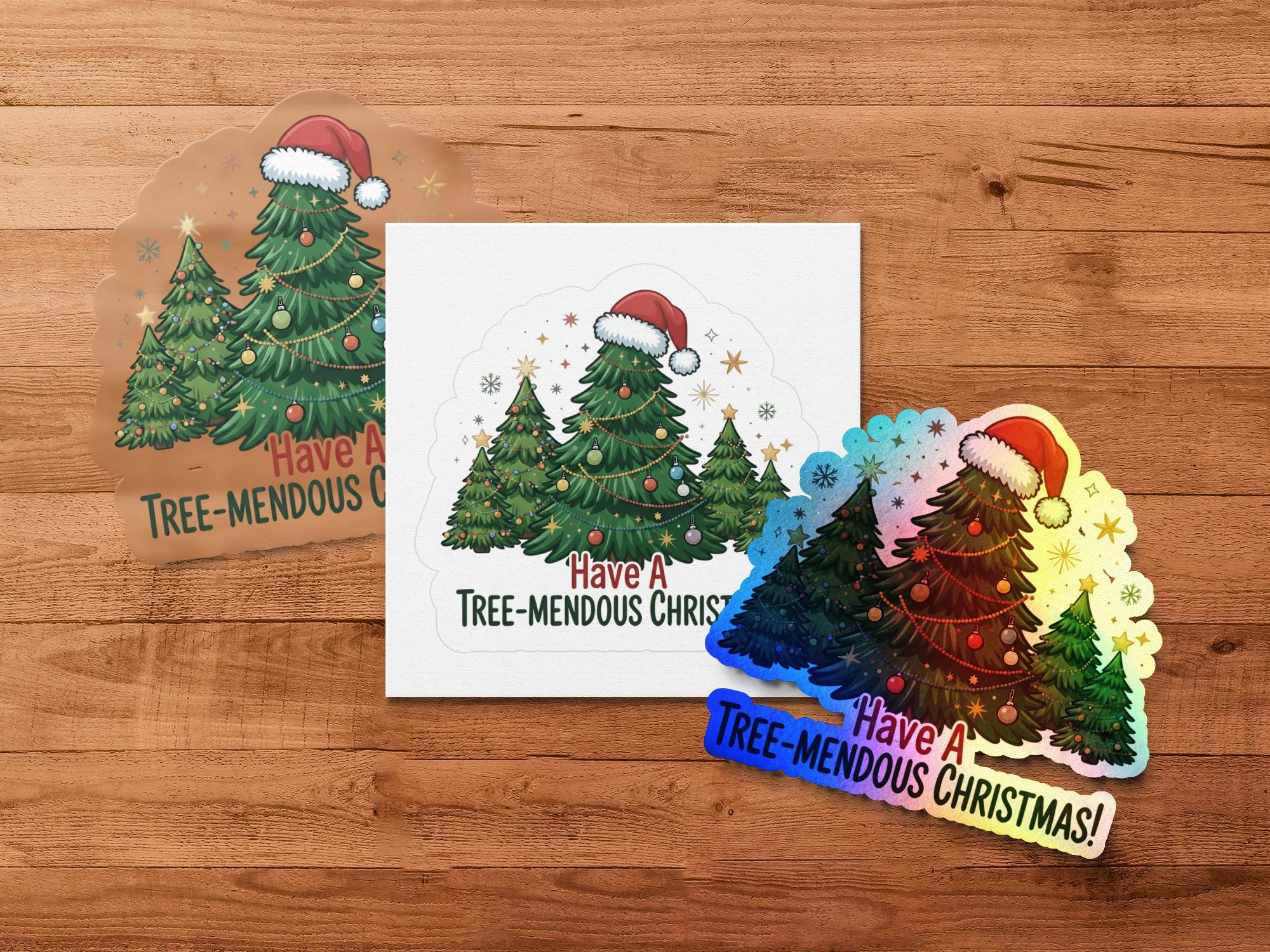 Christmas Tree PNG, Santa Hat Tree, Tree-mendous Christmas, Holiday ...