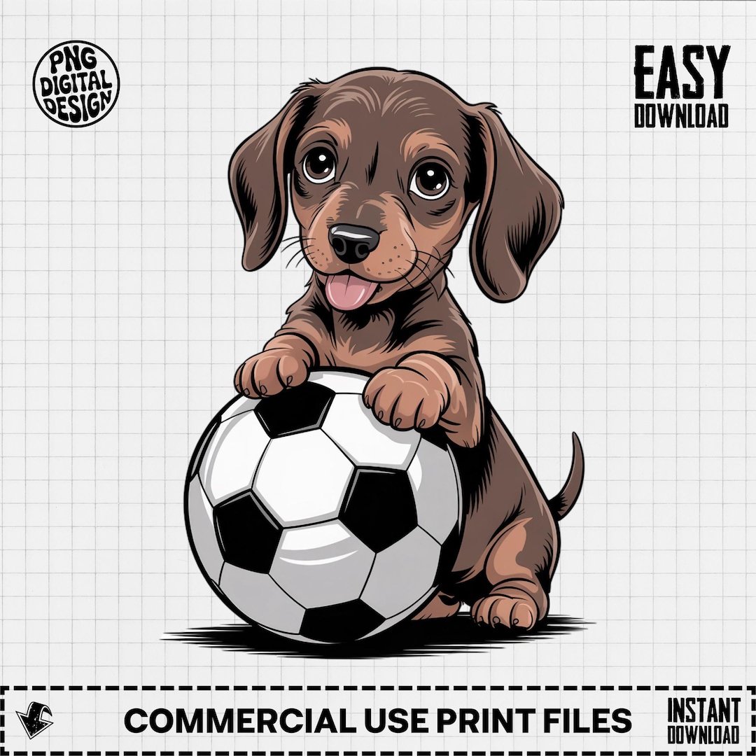Dachshund PNG, Dog Clipart, Soccer Ball PNG, Cute Puppy Png ...