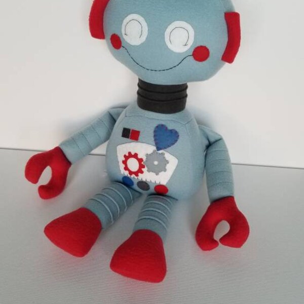 Stuffed Robot - Etsy