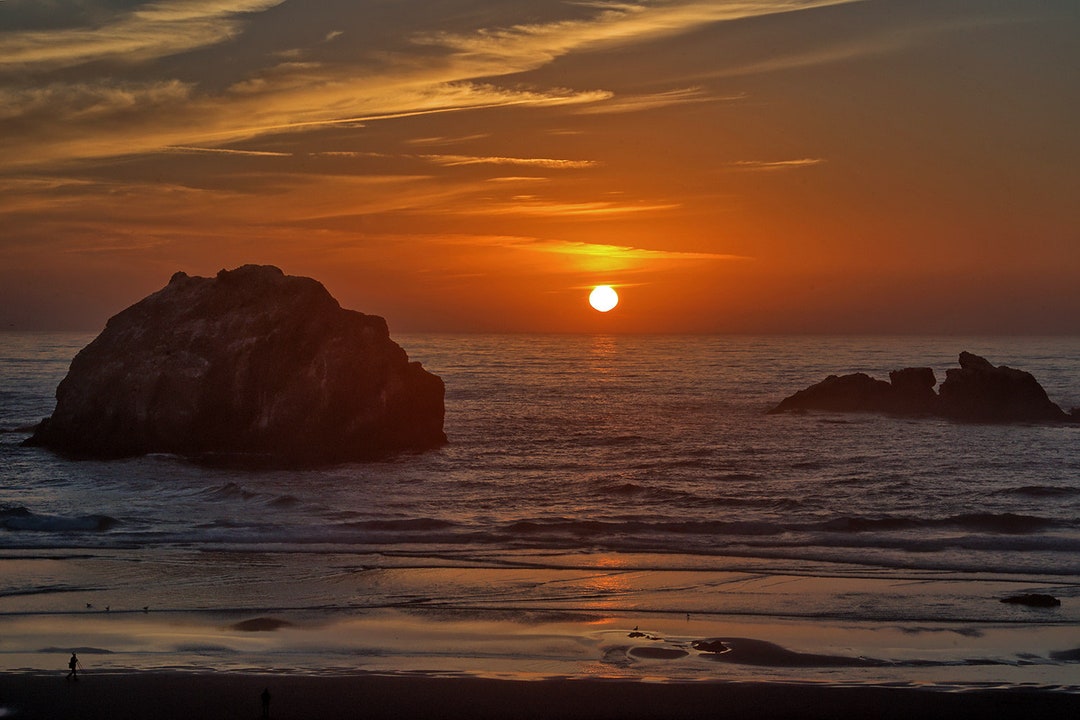 Oregon Coast - Face Rock - Sunsets - Beach Photography - Sunset ...