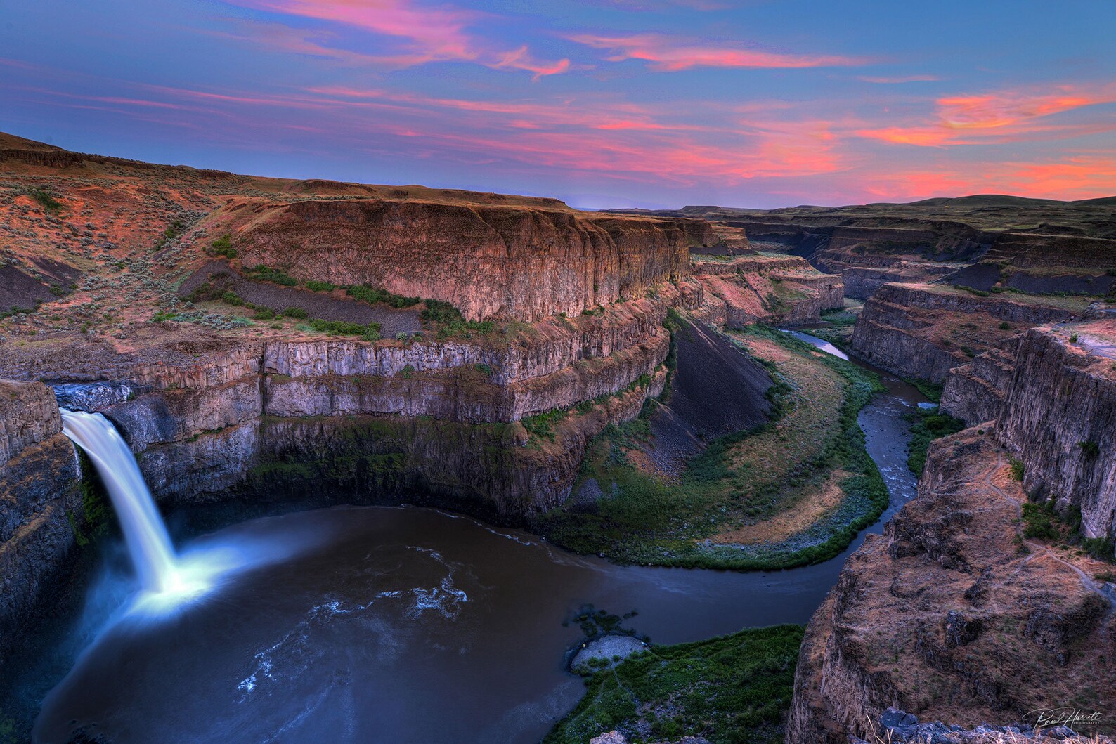 Palouse Landscape Photography Wall Art Waterfalls Fine - Etsy