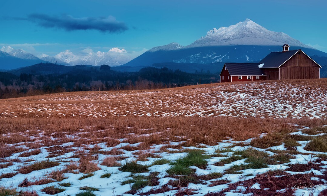 Snowy Mt. Pilchuck - Nature Photography - Home Decormt. Pilchuck ...