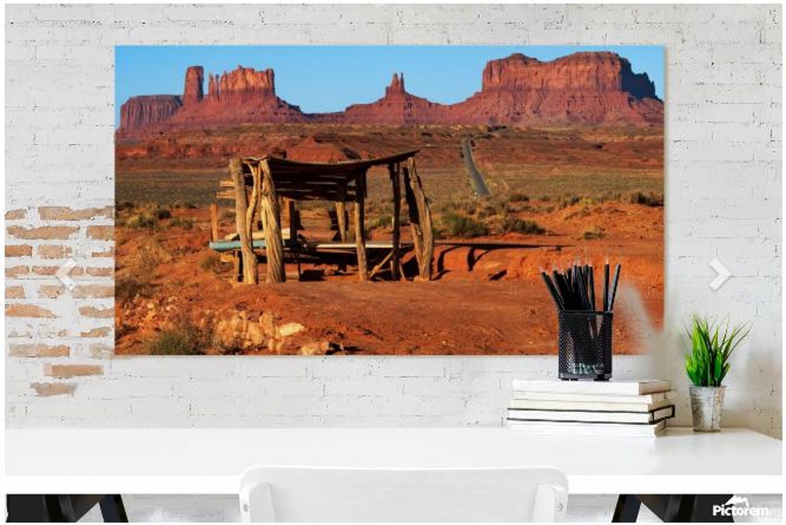 Monument Valley Panoramic – Desert Landscape Photography - Southwest ...