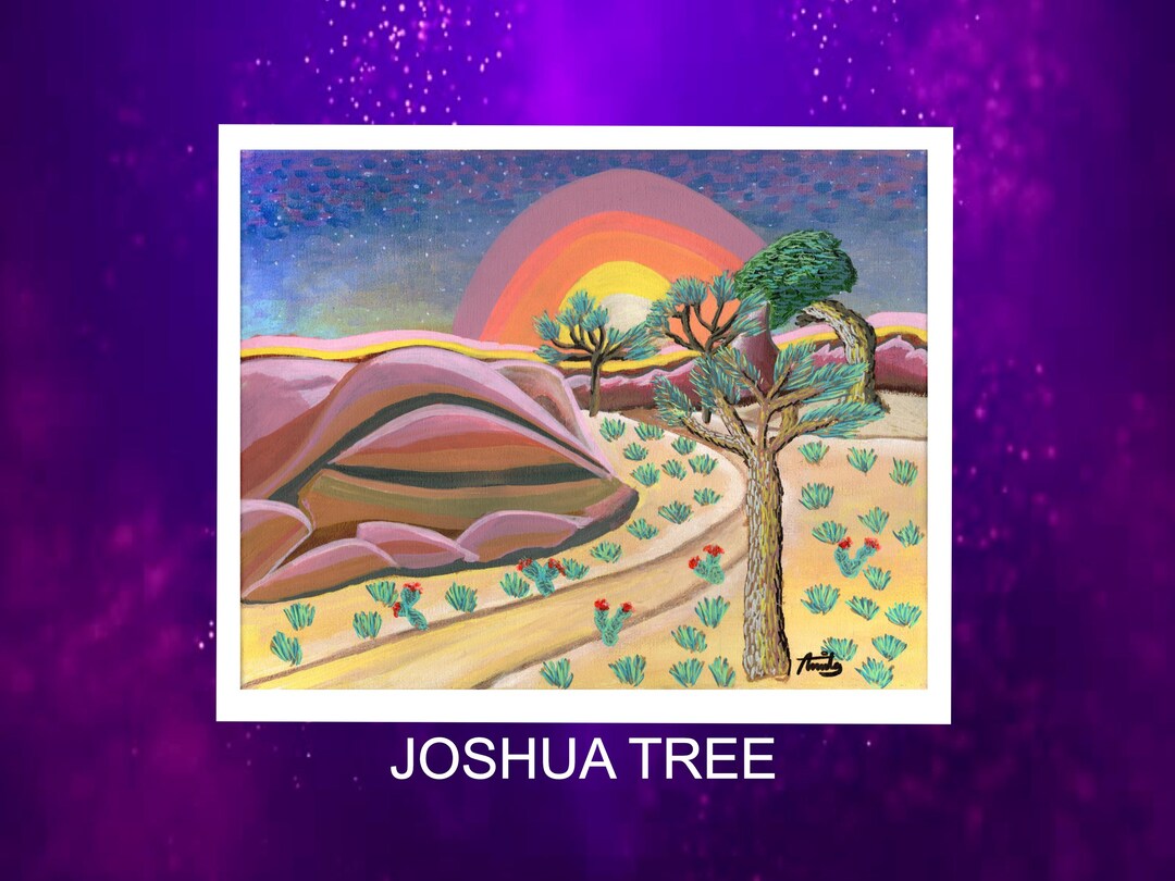 Surrealist Joshua Tree Art Print: Southwest Desert Landscape - Etsy