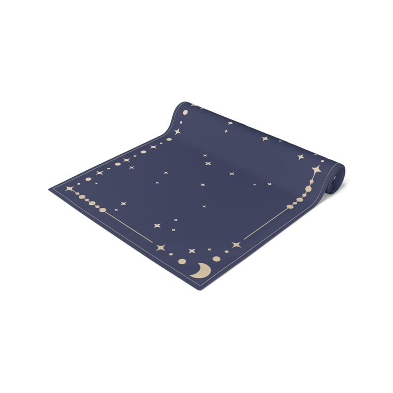 Celestial Stars Table Runner, Decorative Tablecloth for Events, Moon ...