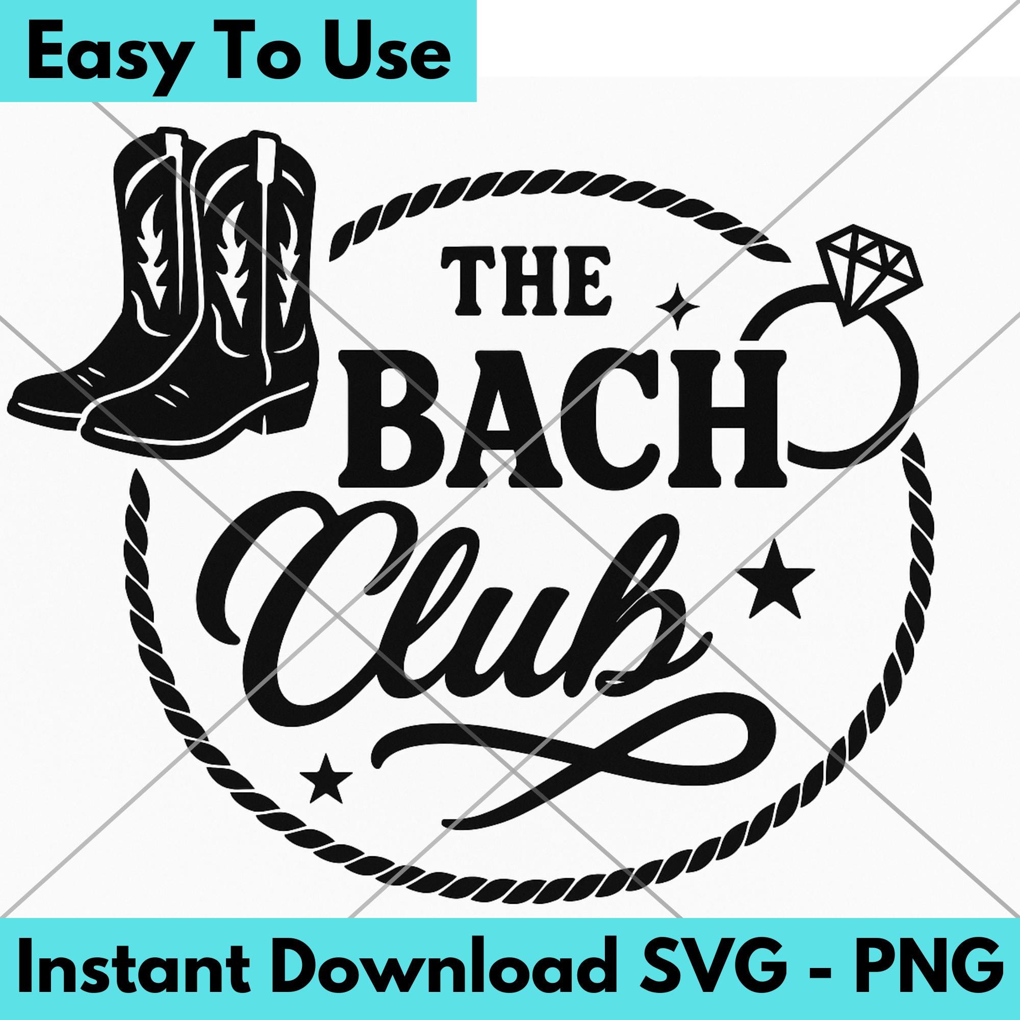Bach Club / SVG PNG Digital File / Cricut Vinyl Cut Design / Country ...