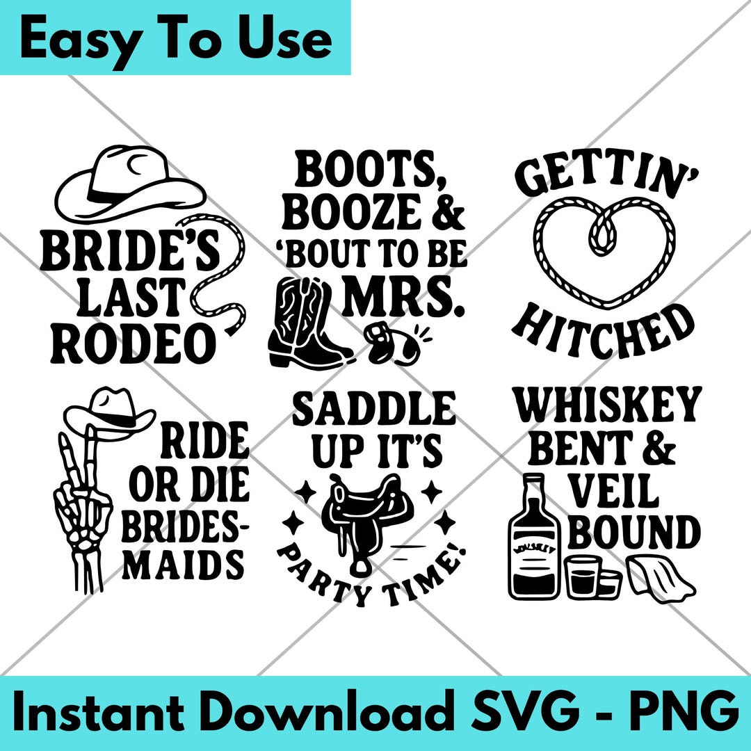 Last Rodeo / SVG PNG Digital File / Cricut Vinyl Cut Design / Country ...