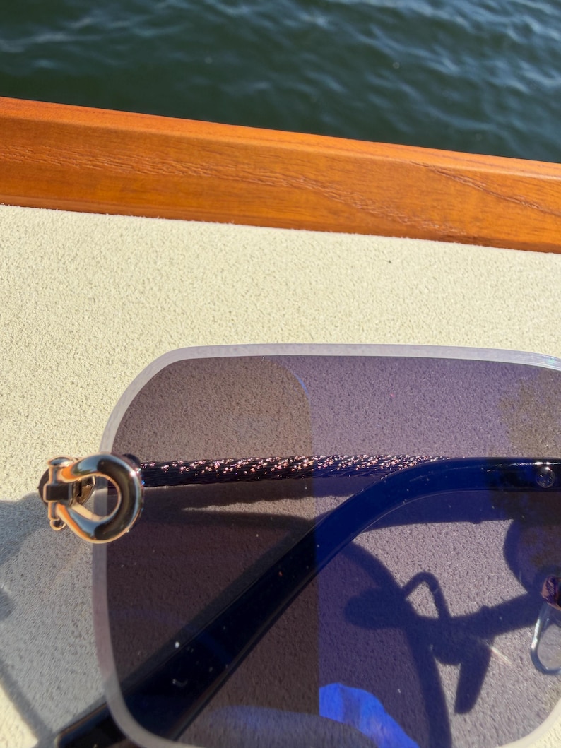 Luxury Rimless Sunglasses - 4-season Photochromic Lenses/frames - UV ...