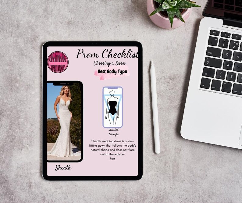 Printable Prom Dress Checklists for High School Prom Event Planning ...