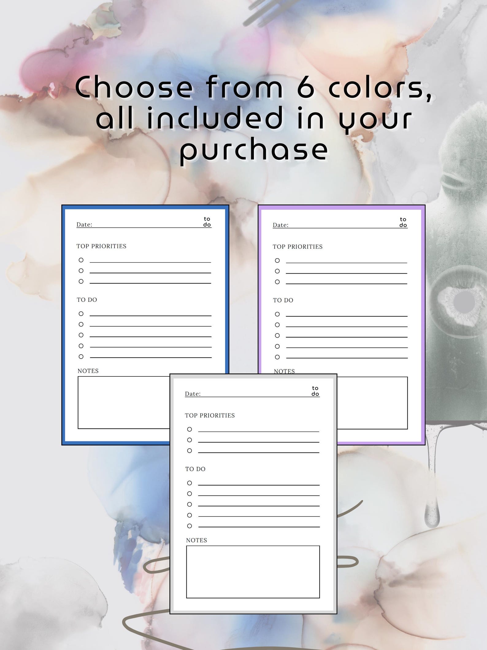 Printable to Do List | Daily, Weekly To-do Checklist | Print at Home ...