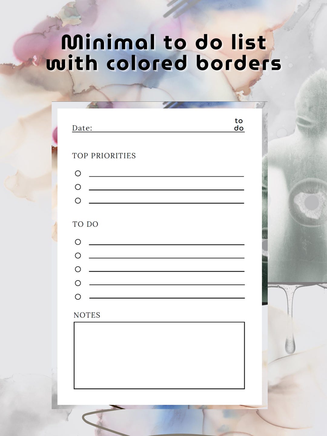 Printable to Do List | Daily, Weekly To-do Checklist | Print at Home ...