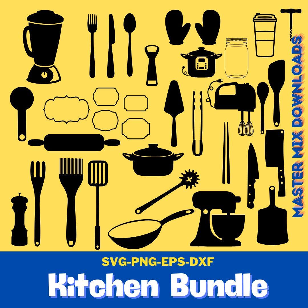 Kitchen SVG Bundle: 300+ Foodie Designs (digital Download) - Etsy