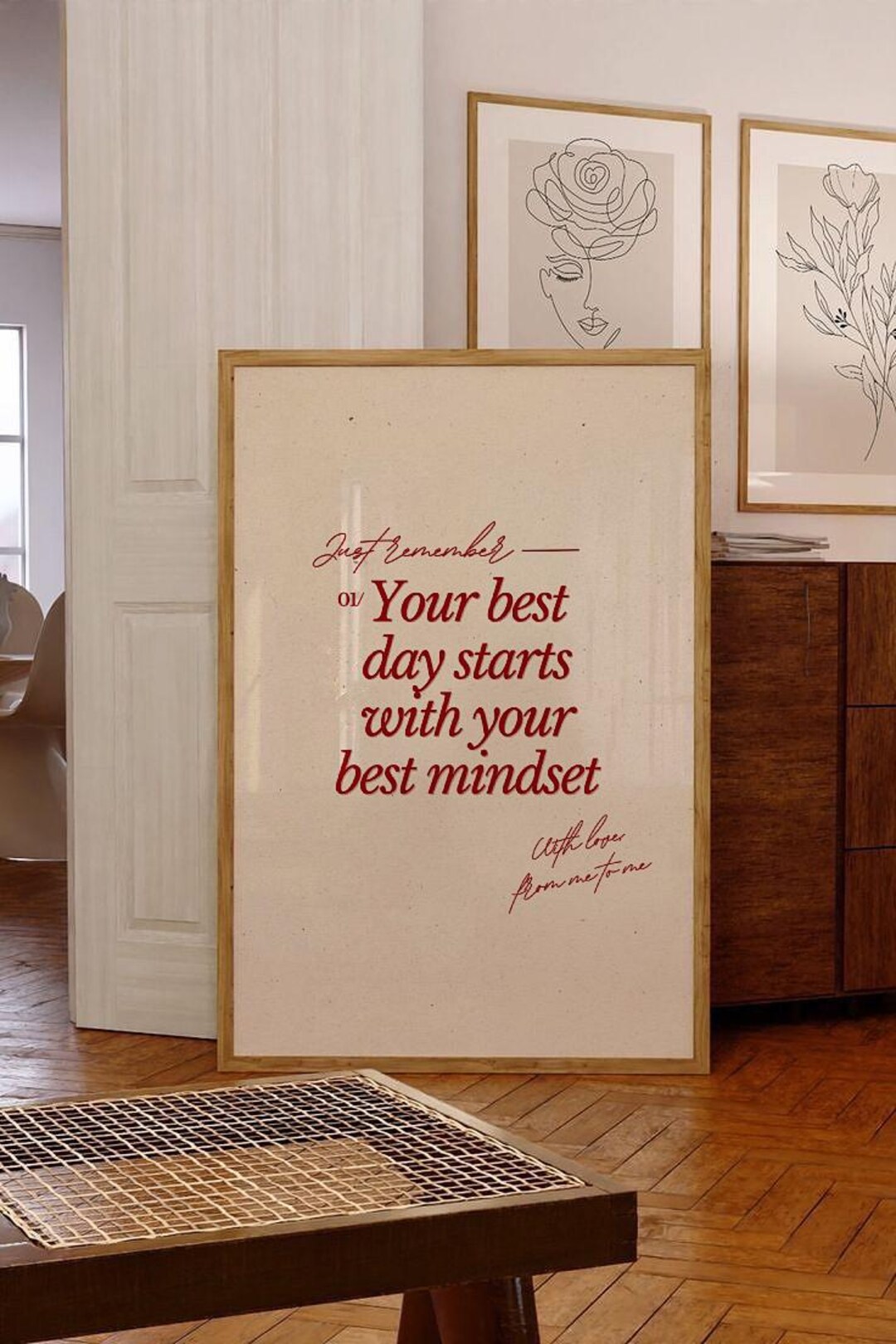 Positive Affirmation Wall Art, Therapy Poster & Calming Office Decor ...
