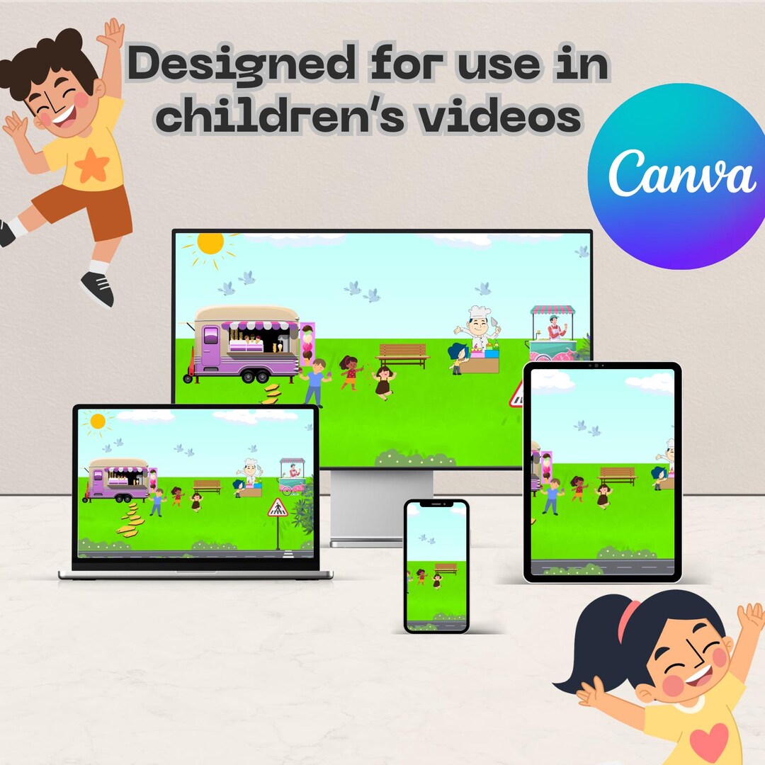 Fully Editable Background, Used for Kids Stories and Videos - Etsy