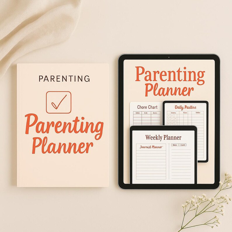 Parenting Planner | Printable Family Organizer for Routines, Chores ...