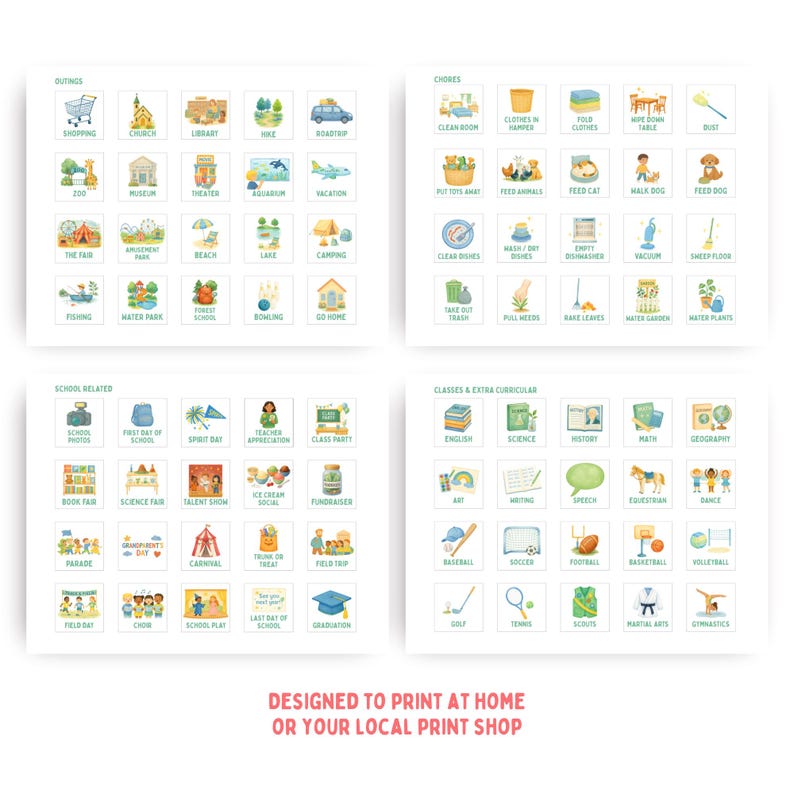 Editable Daily Routine Cards & Charts for Kids, Montessori Inspired ...