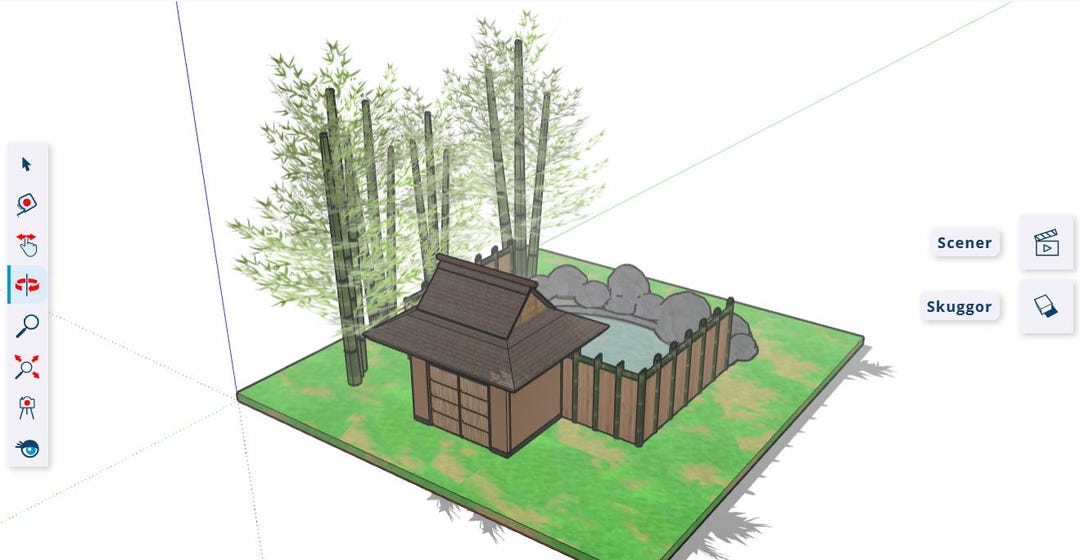 3D Print Design Cute Hot Spring Village Diorama, Create Your Own Hot ...