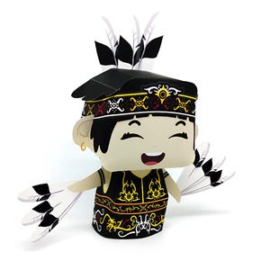 Creative DIY Paper Toy – Chibi Traditional Indonesian Dress ...