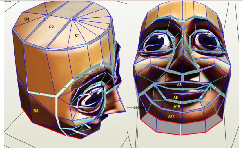 Tung Tung Tung Sahur Mask Papercraft – DIY Party Mask Paper Craft ...