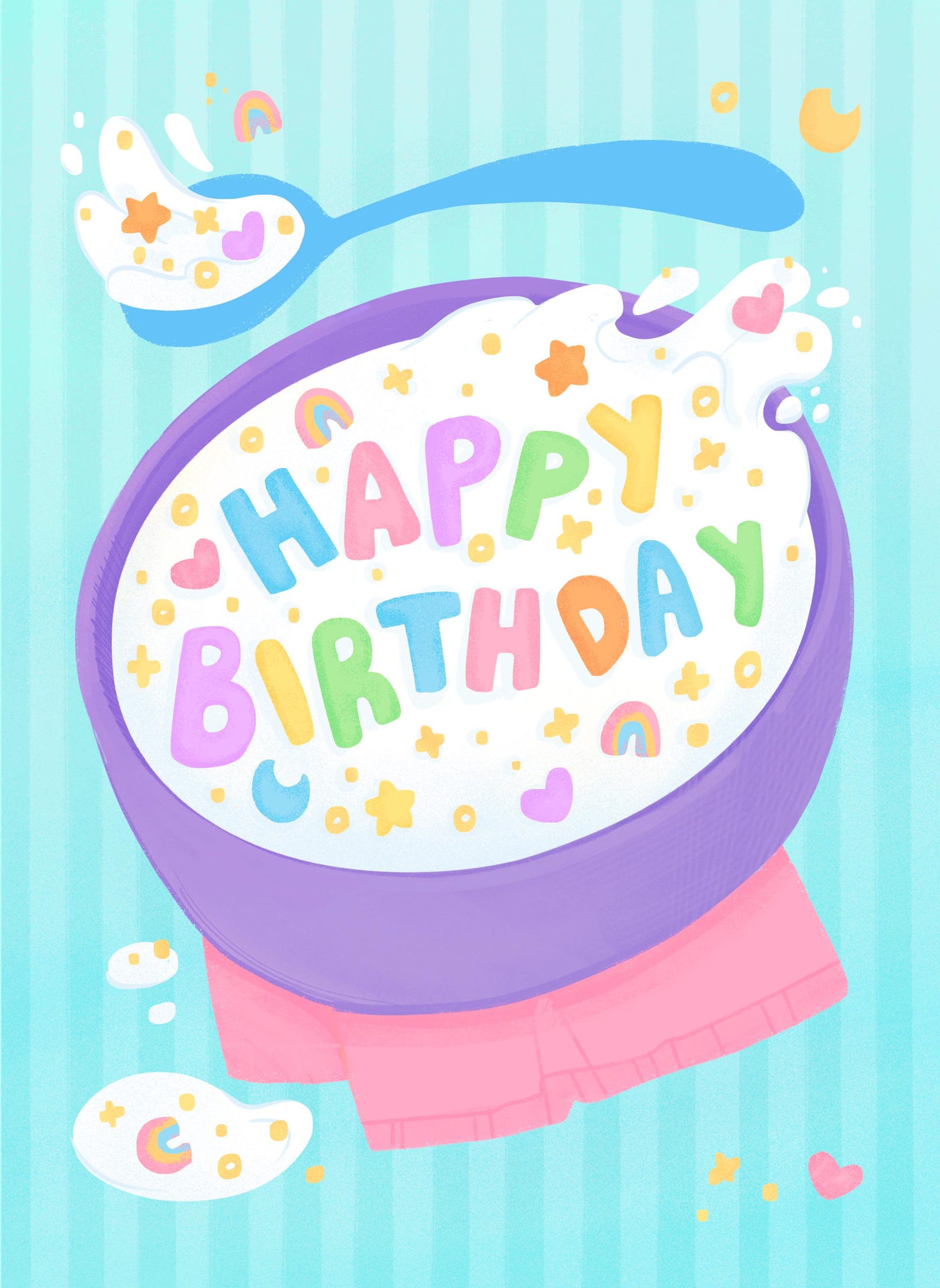 Cereal-ously AMAZING Birthday Card by Carlie Anne Hedges - Etsy