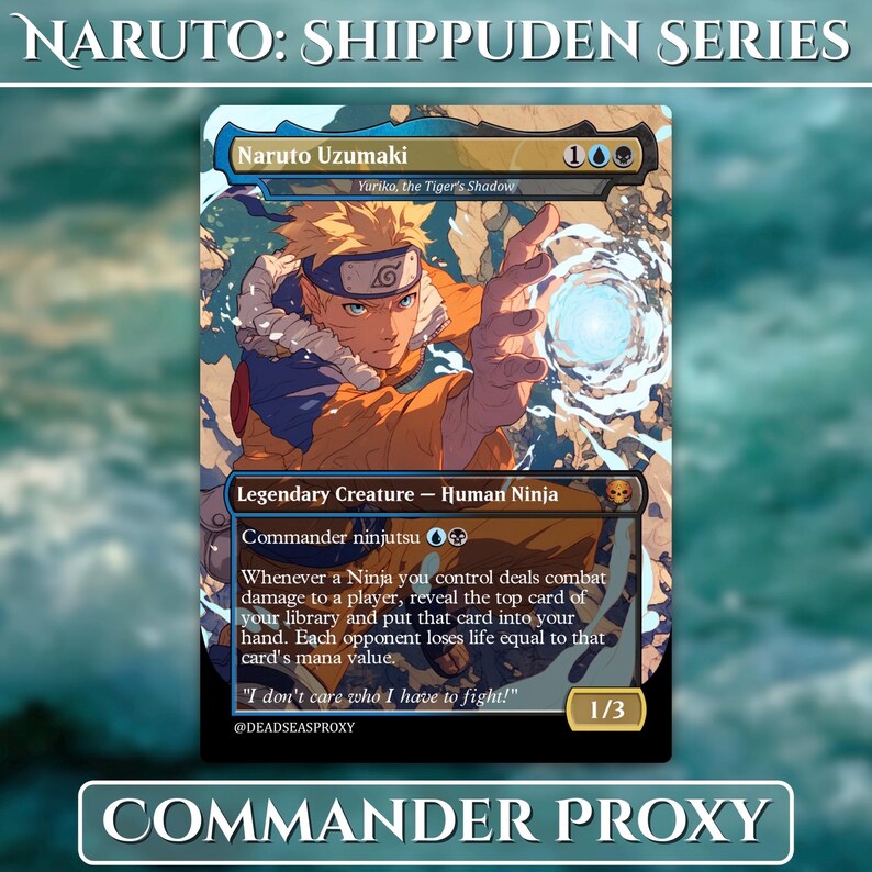 Naruto Uzumaki - Yuriko, the Tiger's Shadow : Full Borderless Custom ...