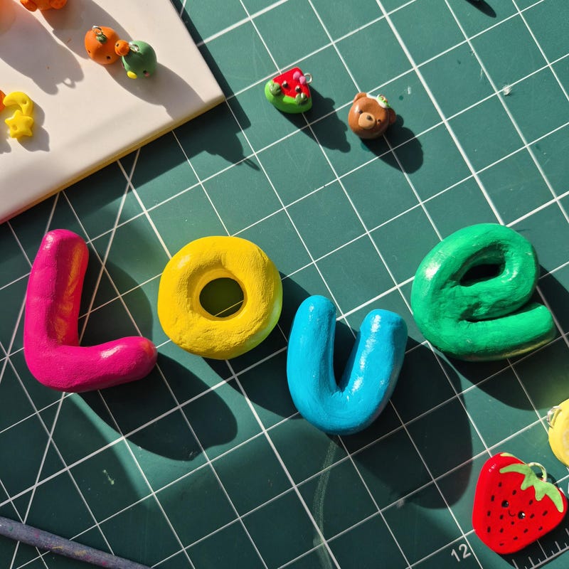 Clay Wall Letter - Etsy UK