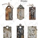 Industrial Grunge Steampunk Tags / Fussy Cut Number Tags / Ephemera ...