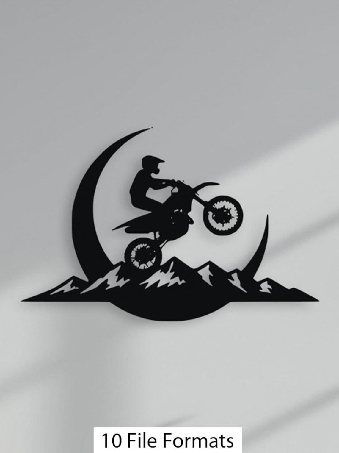 Motorcycle Wall Art Laser Cut File for CNC Plasma and Laser Garage ...