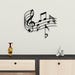 Music Notes Wall Art Laser Cut File CNC Musical Decor Digital Download ...