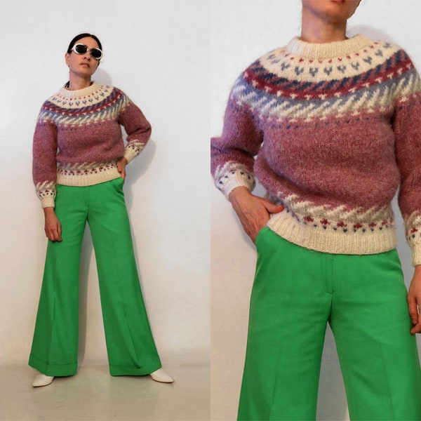 Fair Isle Sweater - Etsy