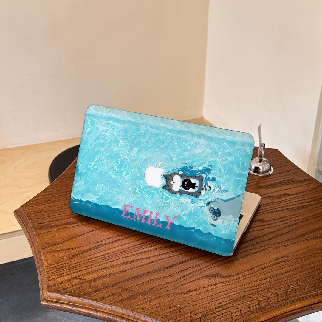 Cats Are Swimming MacBook Shell Case Cover for MacBook Pro 13/14/15/16 ...