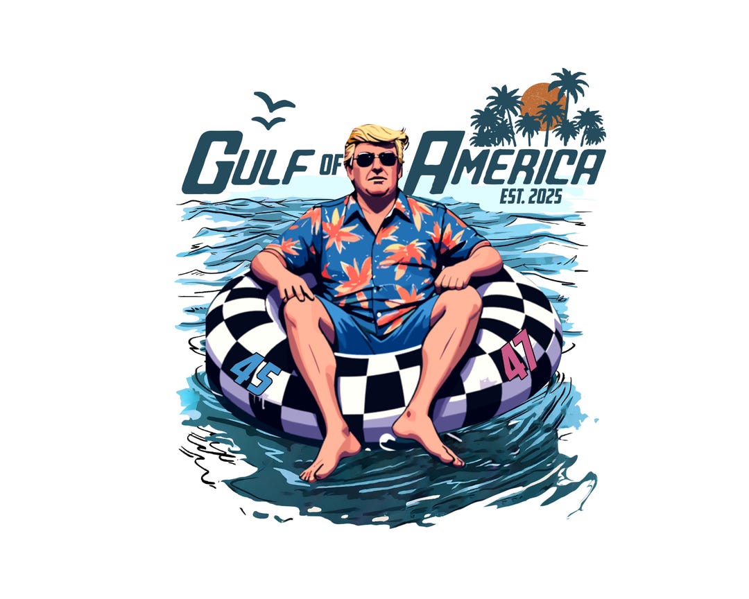 Trump Gulf of America PNG, Trump Chillin' at the Gulf of America PNG ...