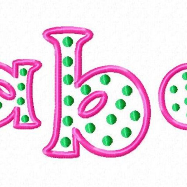 Polka Dot Monogram - Etsy