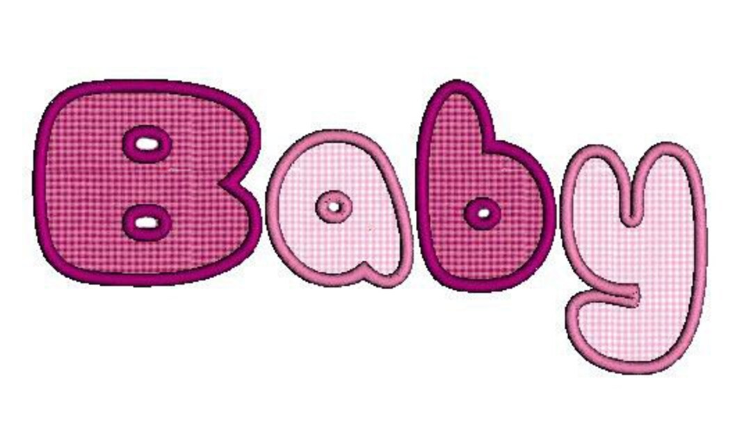 Baby Applique Alphabet Machine Embroidery Designs - Etsy
