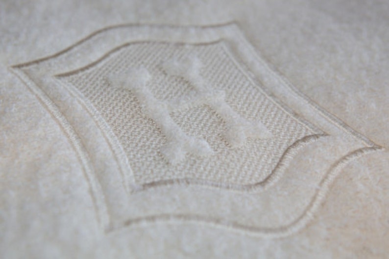 Double Framed Embossed Monogram Machine Embroidery Designs - Etsy