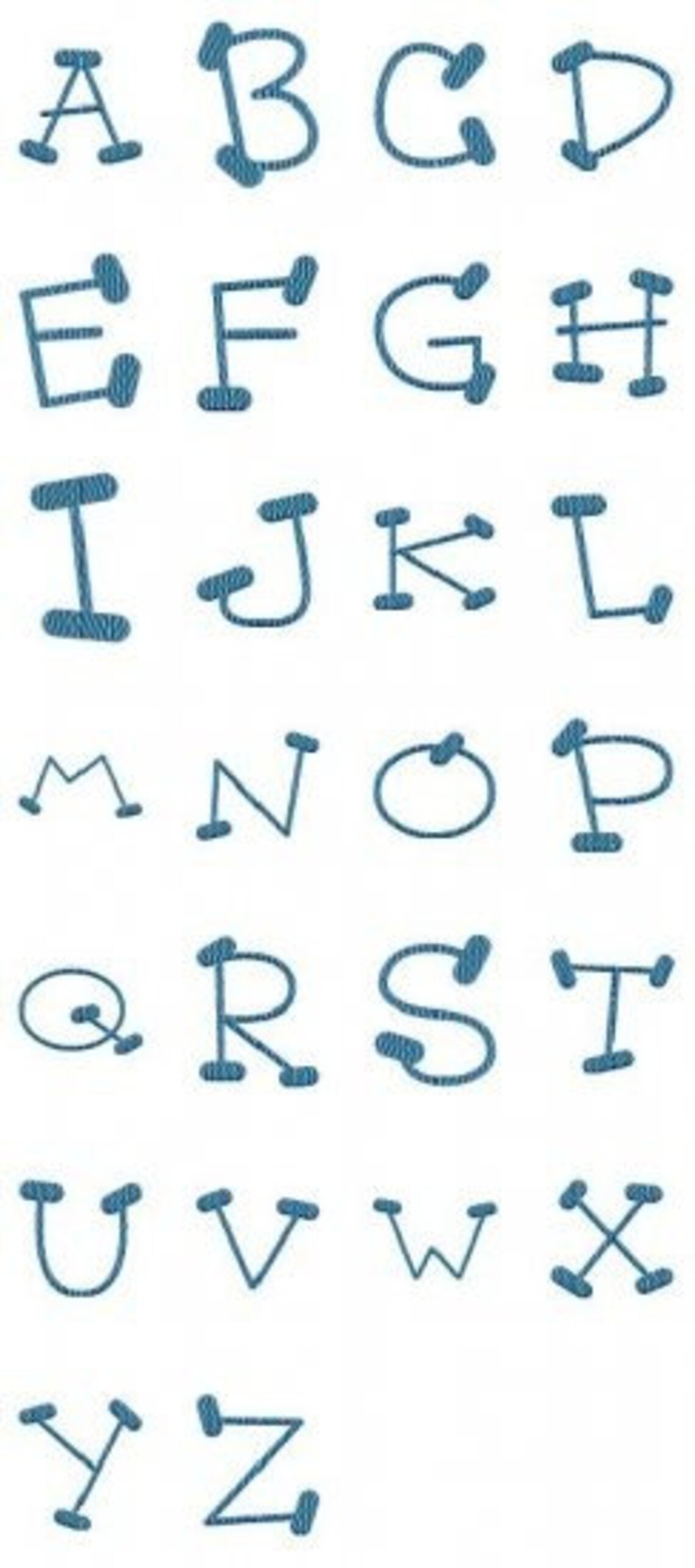 Zoo Monogram Font Machine Embroidery Designs - Etsy