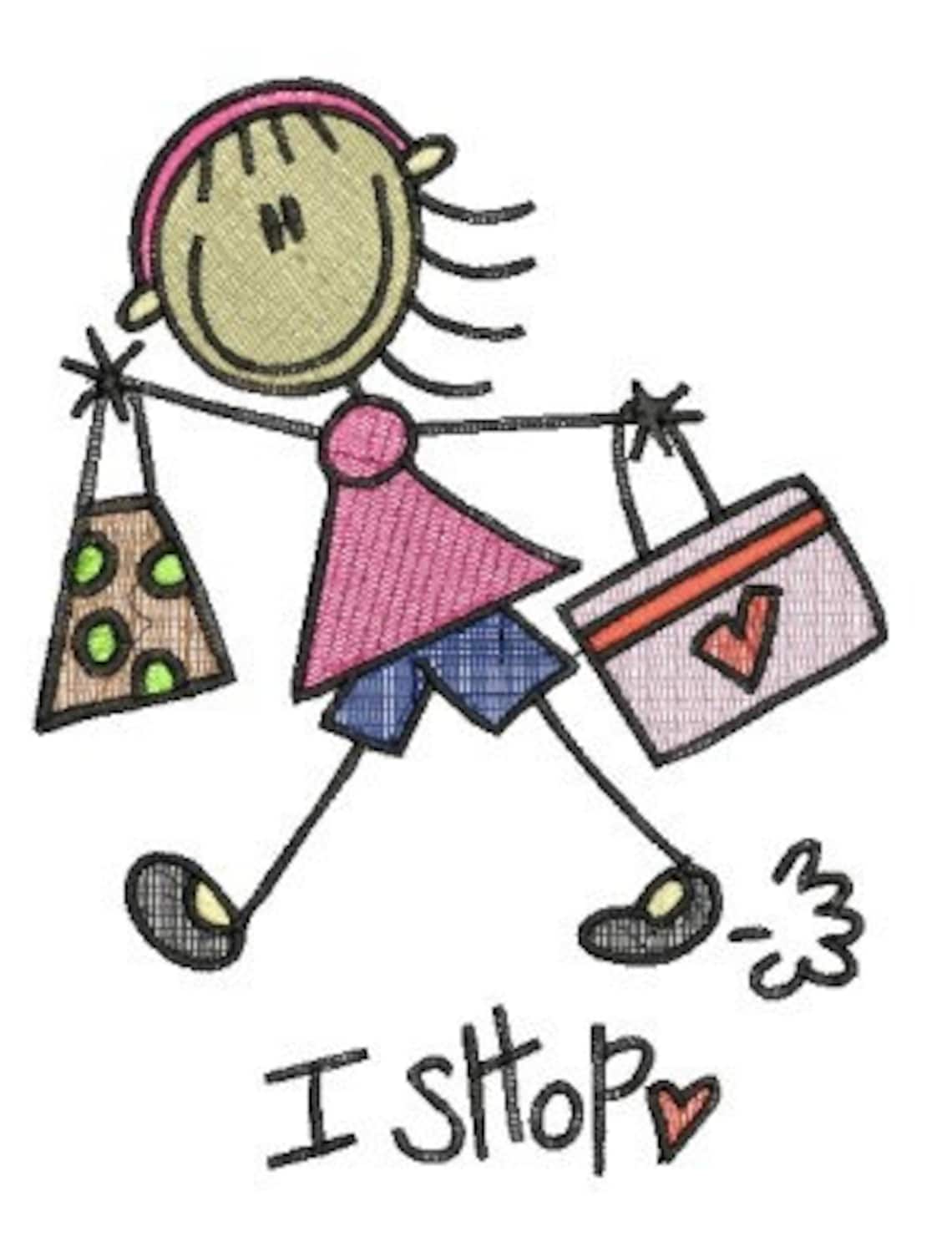 Hobbies Stick People Set 1 Machine Embroidery Designs 5x7 | Etsy