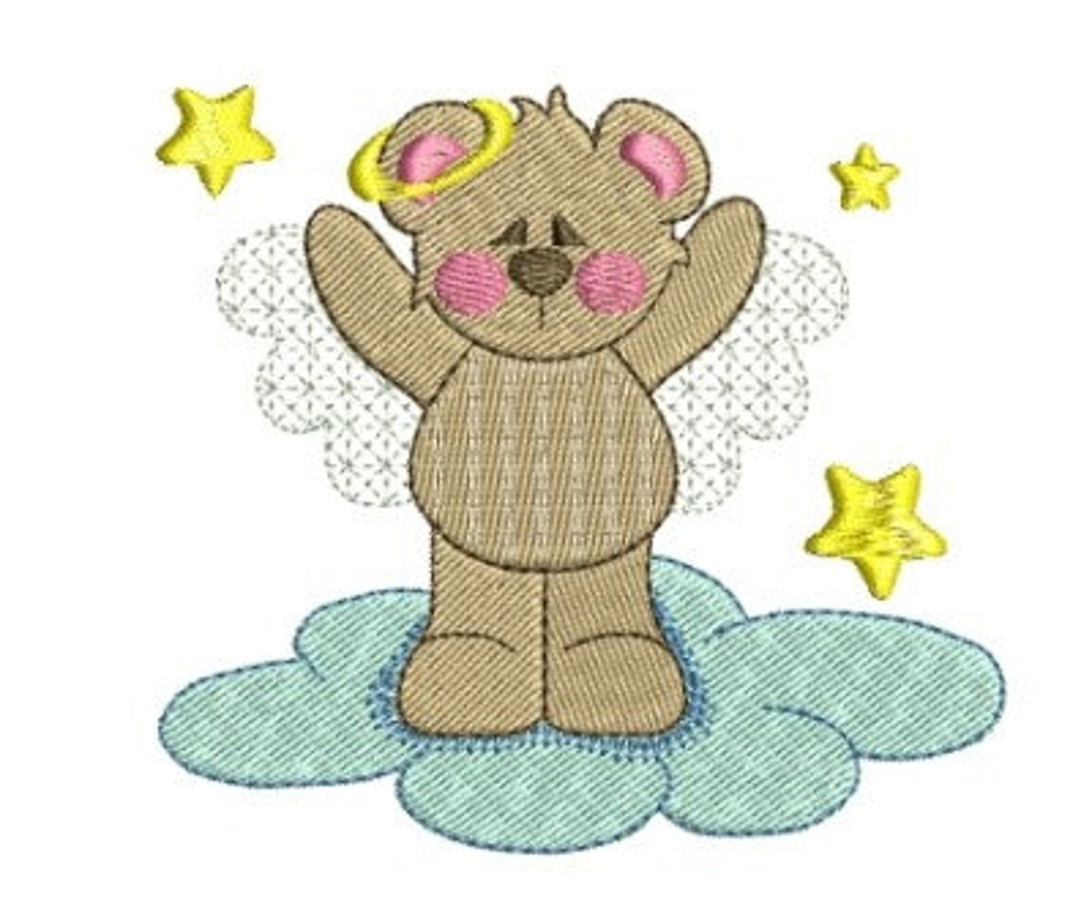Angel Bears Machine Embroidery Designs - Etsy
