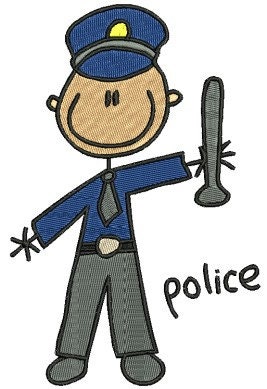 Occupational Stick Kids Set 2 Machine Embroidery Designs | Etsy