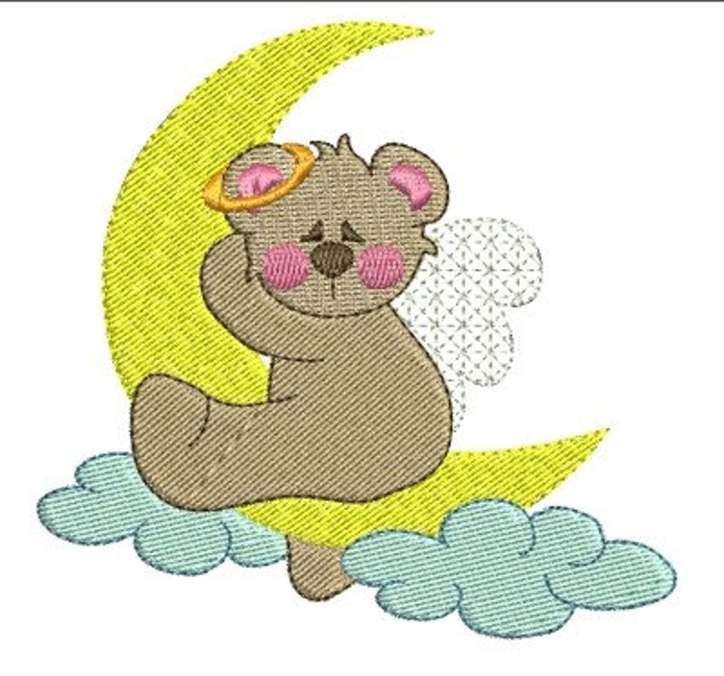 Angel Bears Machine Embroidery Designs - Etsy