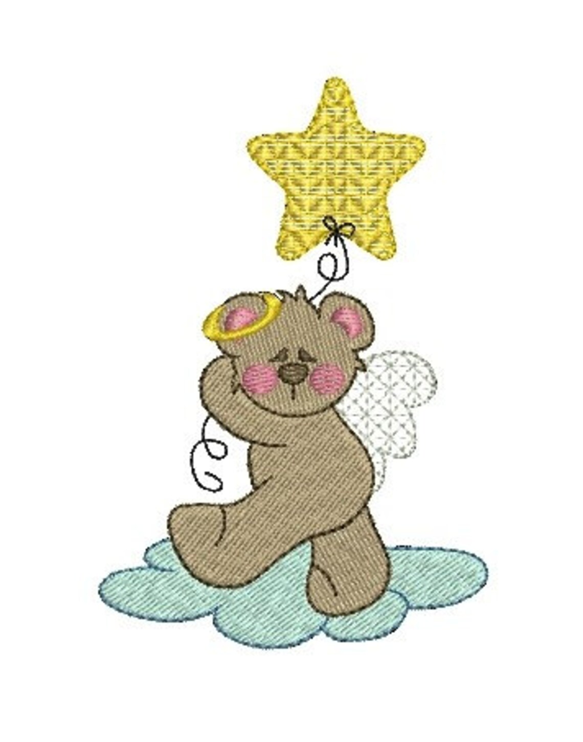 Angel Bears Machine Embroidery Designs - Etsy