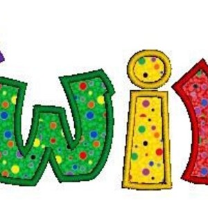 Twirl Applique Alphabet Machine Embroidery Designs - Etsy