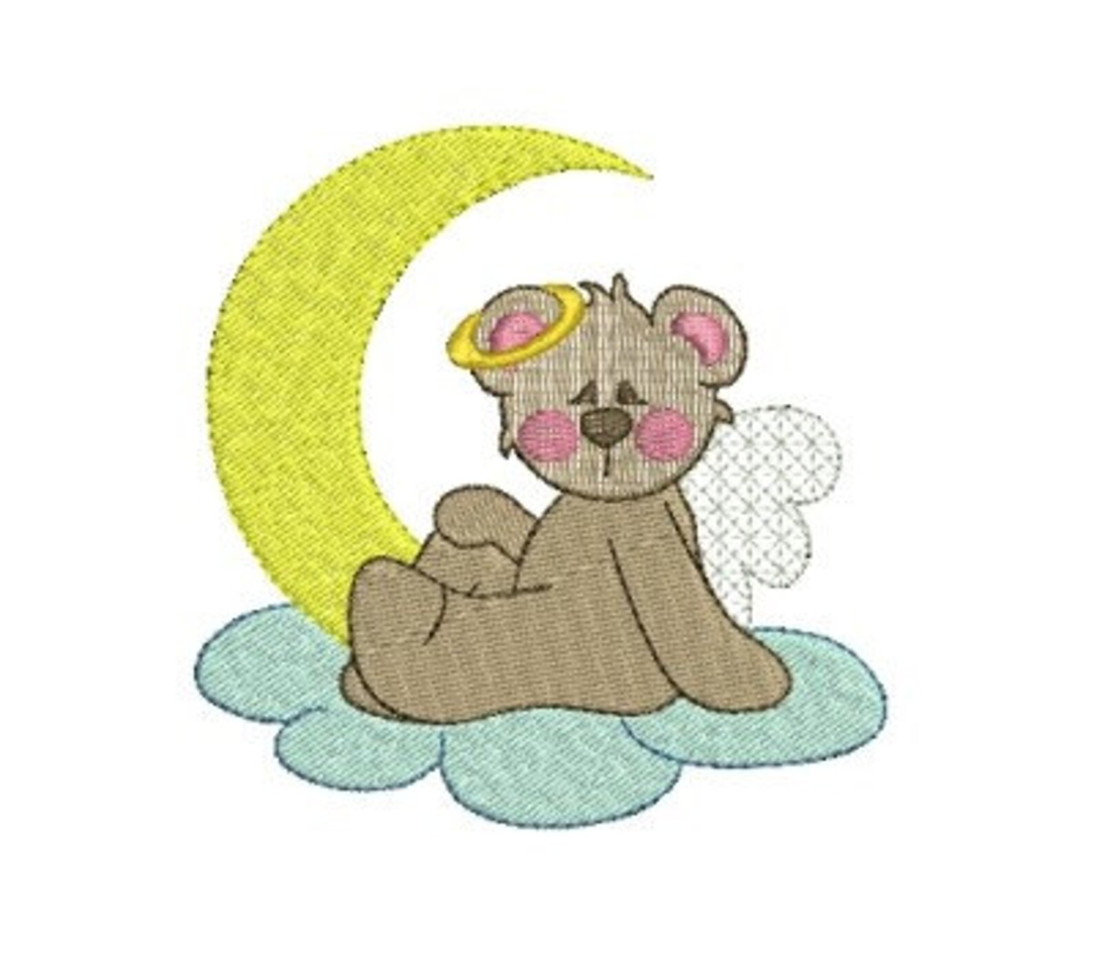 Angel Bears Machine Embroidery Designs - Etsy