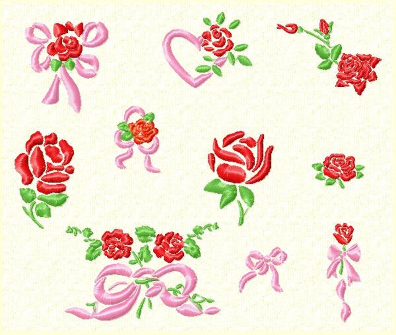 Roses Monogram Font Alphabet Machine Embroidery Designs - Etsy