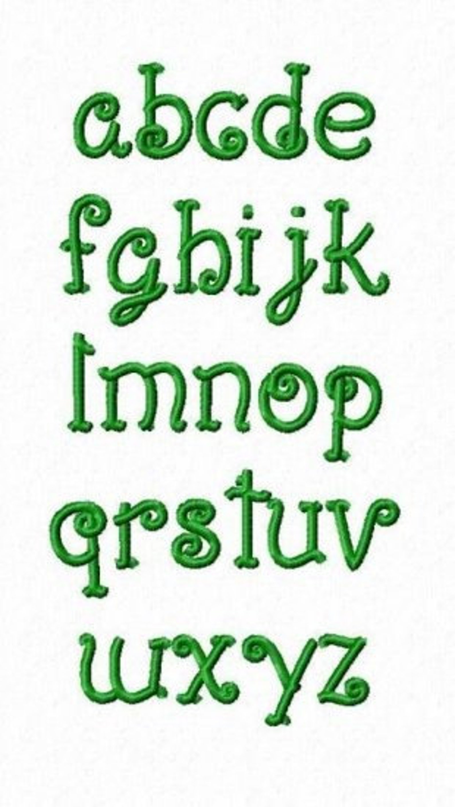 Summer Time Monogram Font Machine Embroidery Designs | Etsy