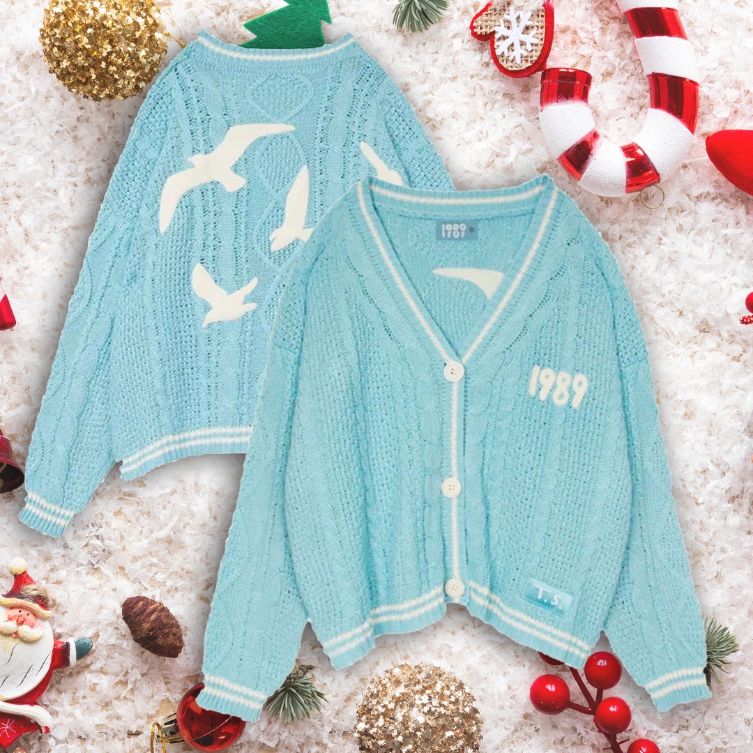 1989 Taylors Version Cardigan 1989 Album Cardigan With Patch - Etsy